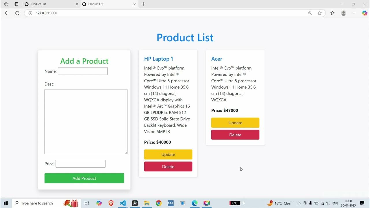 CRUD (Create, Read, Update and Delete) Django Project | Lecture-05 - YouTube