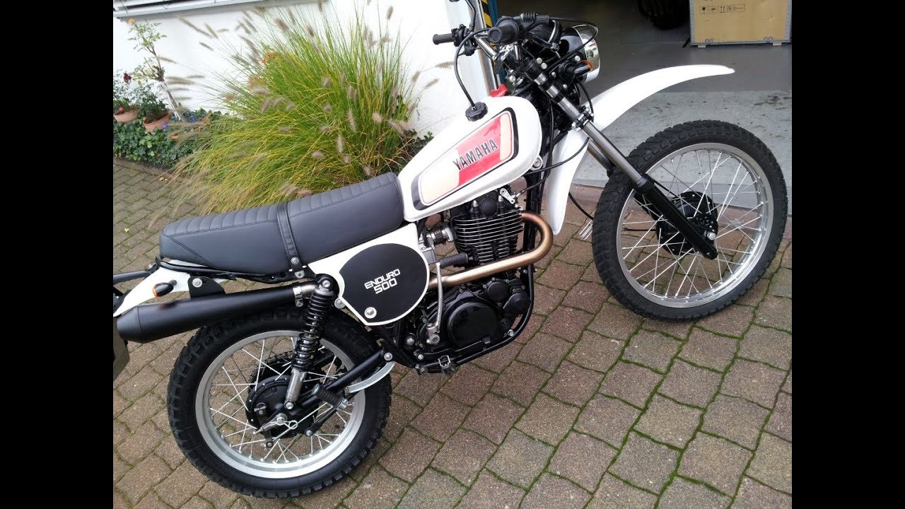 XT 500 Testfahrt mit 600 ccm Motor - YouTube