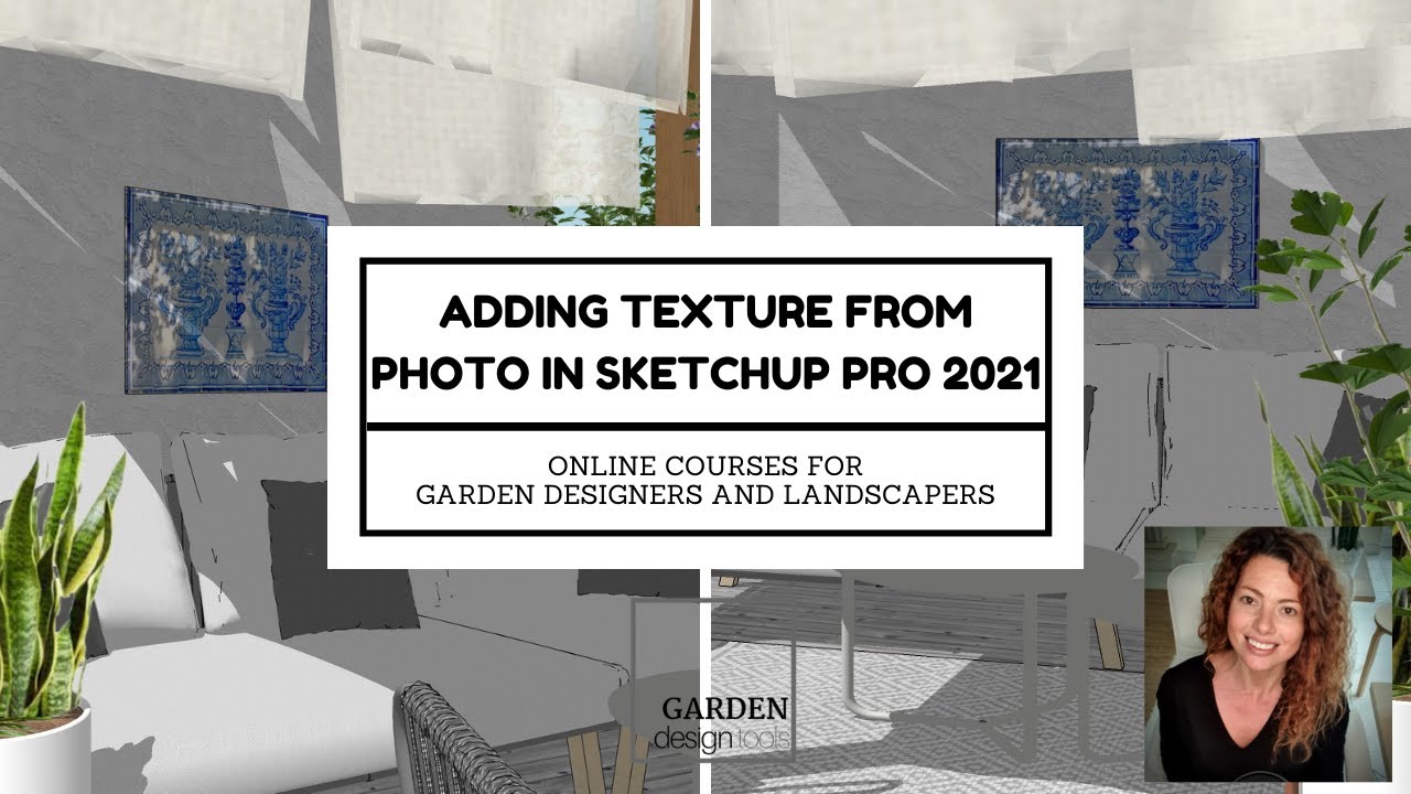 Adding a texture from a photo in SketchUp Pro 2021! - YouTube