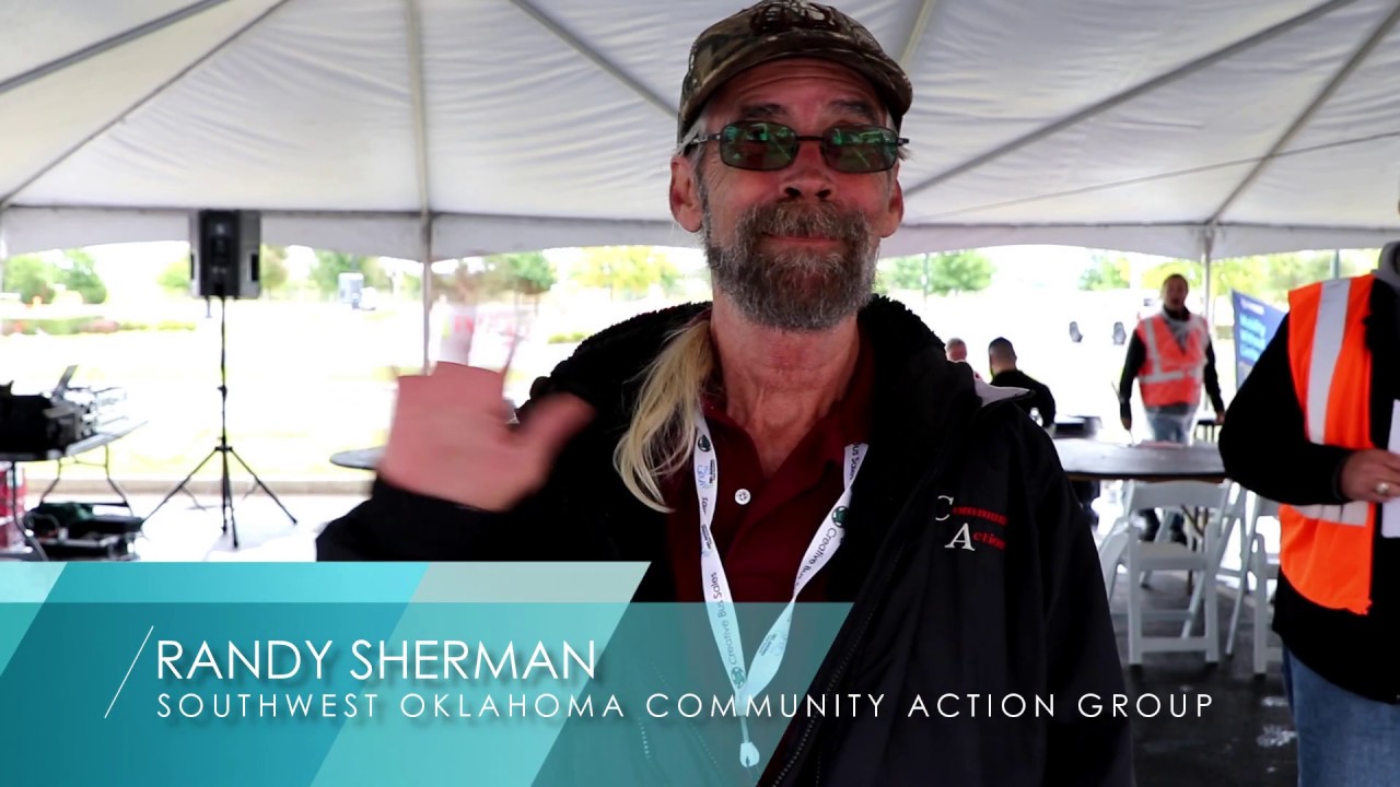 Randy Sherman with SW Okla Community Action competing in the 2018 Okla ...