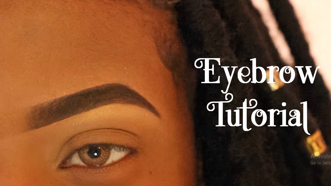 EYEBROW TUTORIAL | Lee Aaliyah Rosa - YouTube