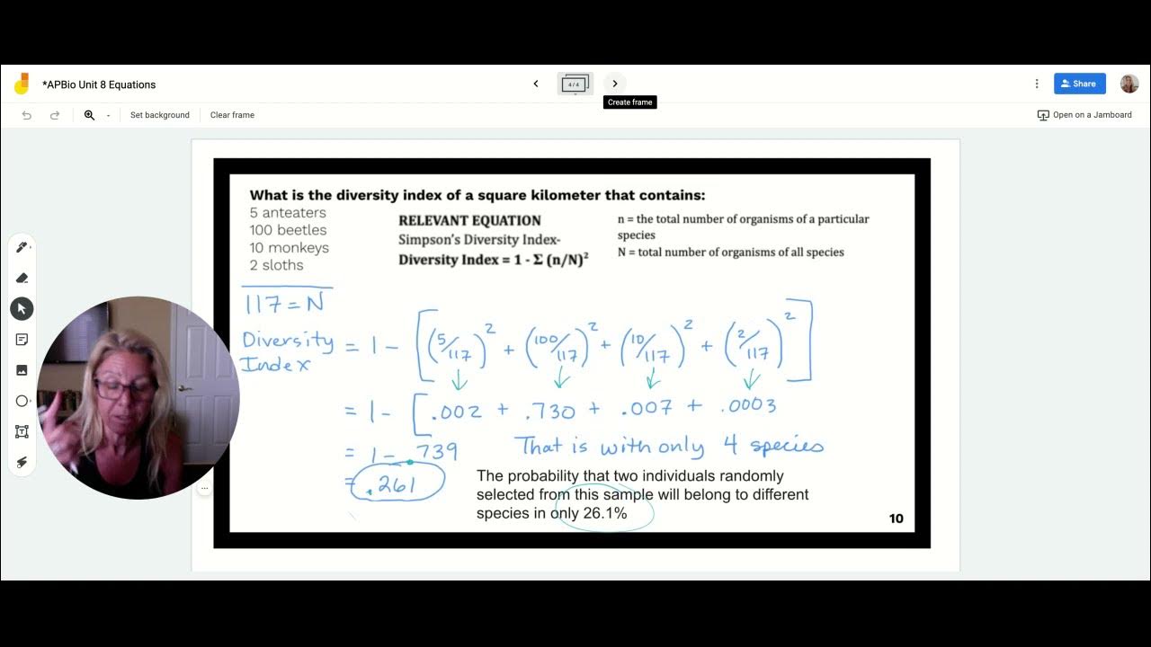 APBio Equations & Formulas: Purpose & Practice Unit 8 Simpson's ...