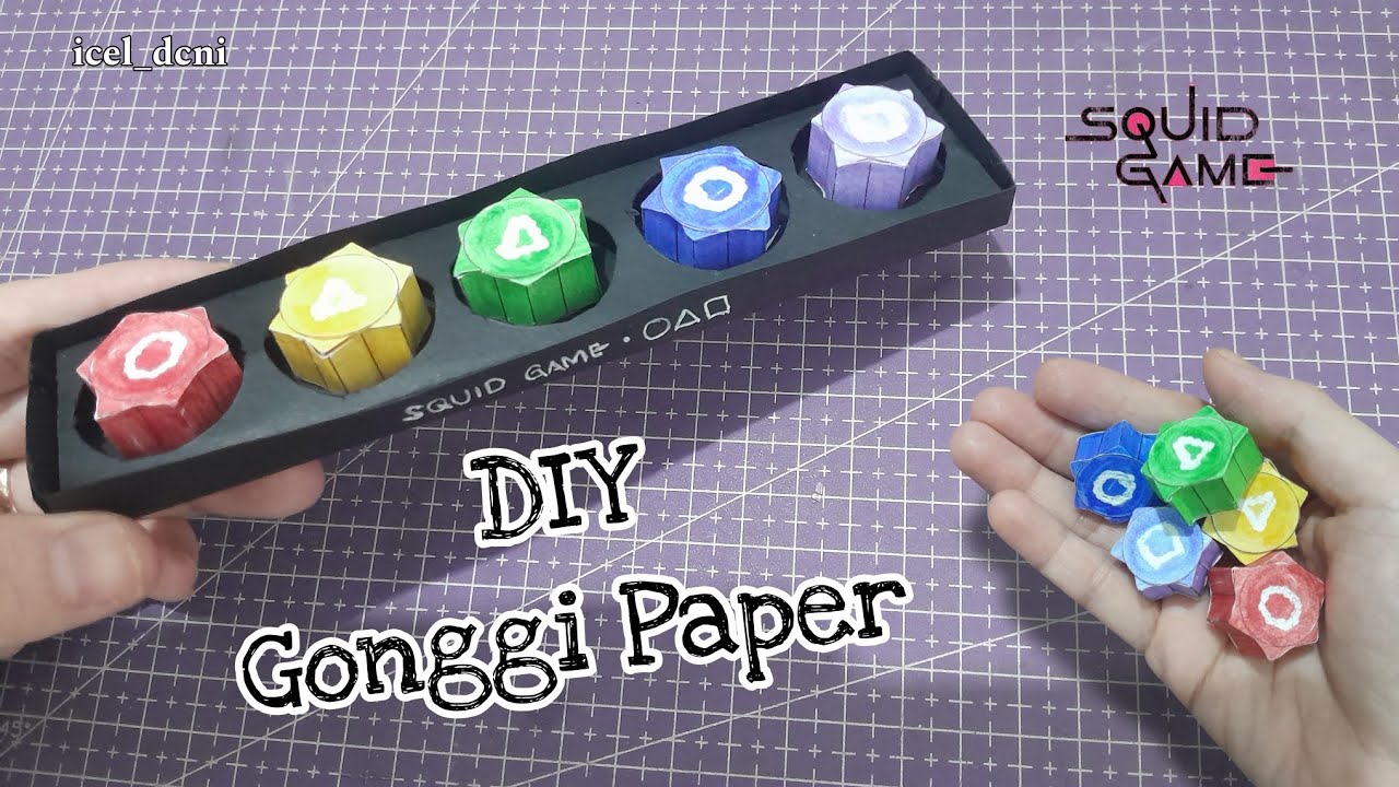 How to make DIY gonggi paper - YouTube