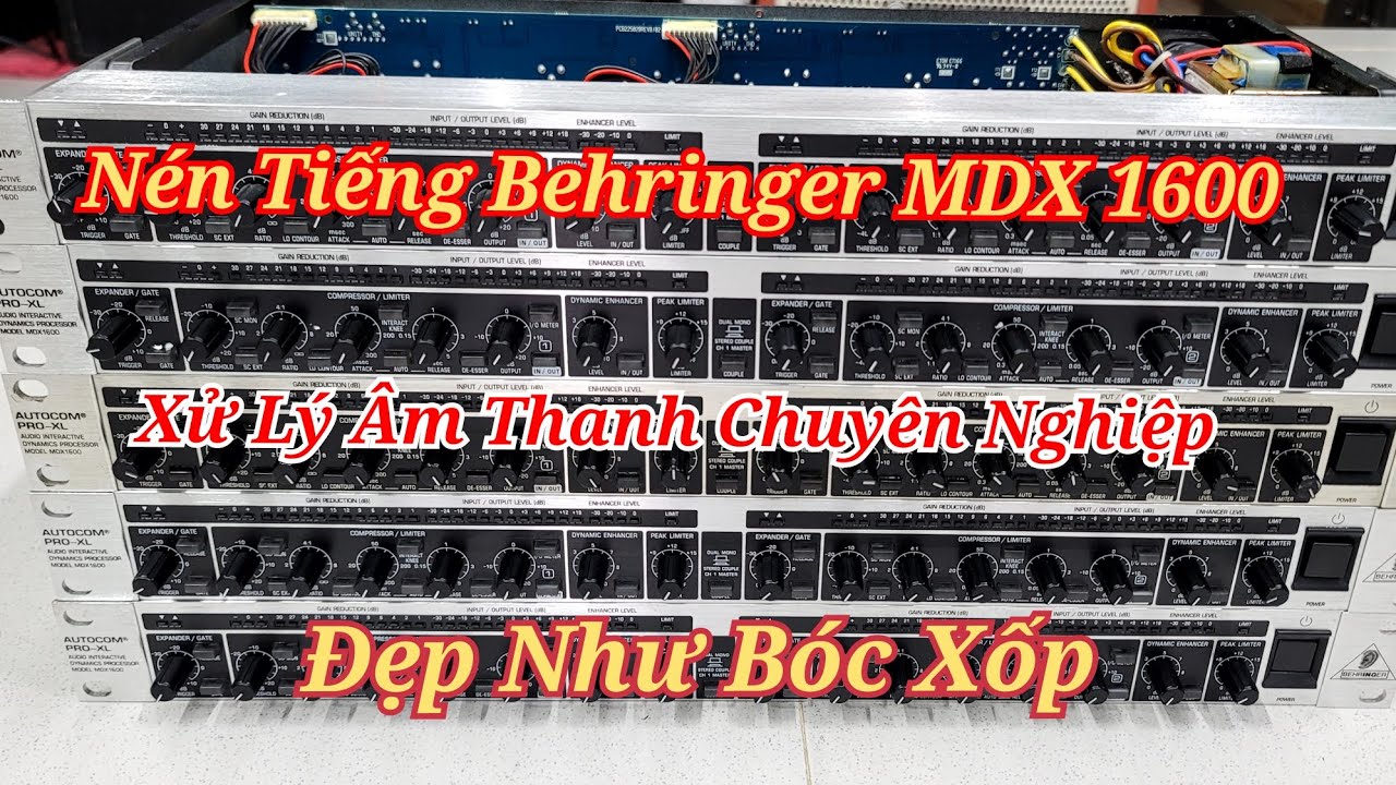 Nén Tiếng Bộ Xử Lý Tín Hiệu Cao Cấp Behringer MDX 1600 Cao Cấp Thương ...