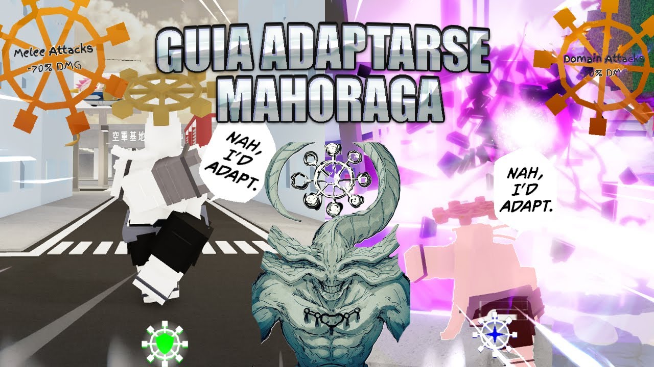 COMO ADAPTARSE CON MAHORAGA EN JUJUTSU SHENANIGANS! - YouTube