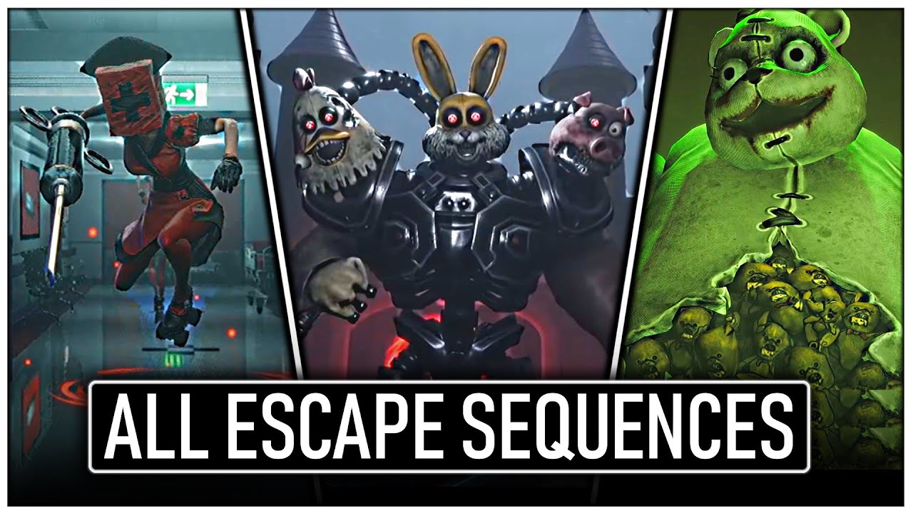 Dark Deception All Escape Sequences (Chapter 4) | Dark Deception ...