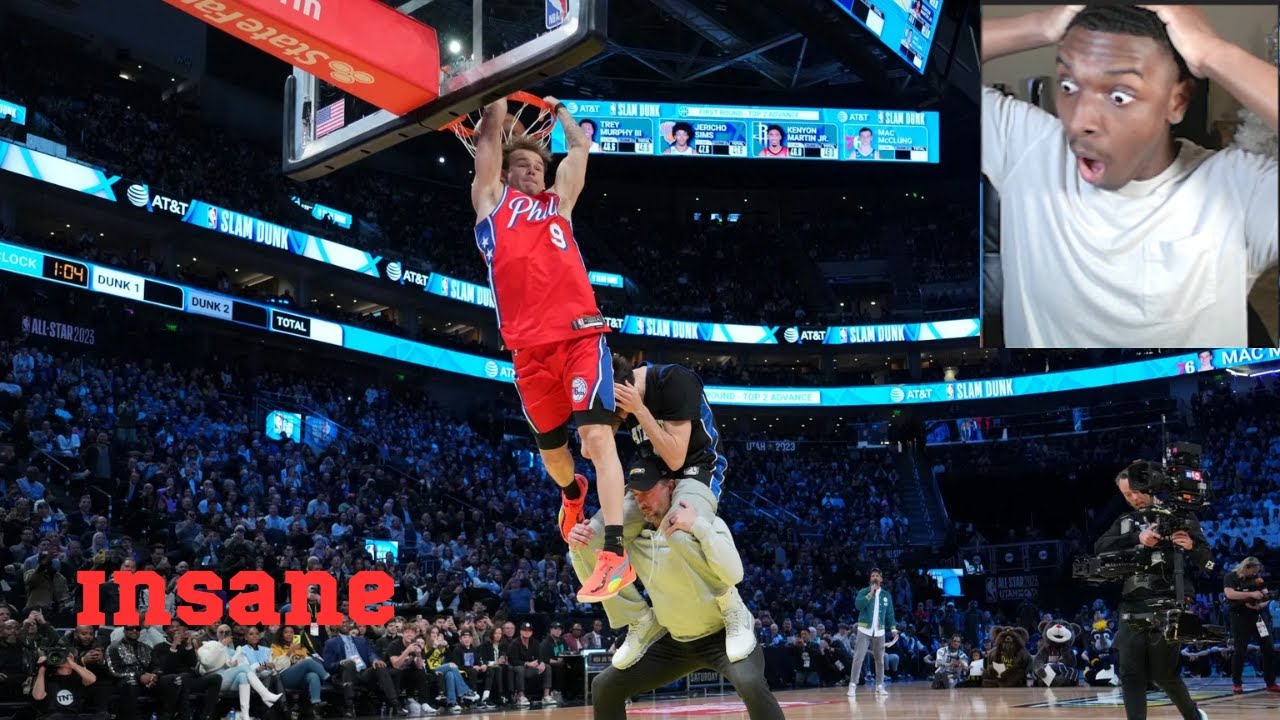 2023 NBA All-Star Slam Dunk Contest INSANE Reaction!!! - YouTube