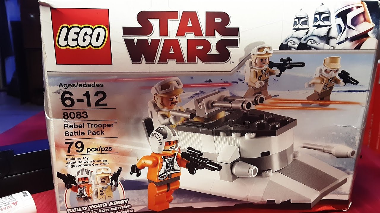 let's build: Lego Star Wars 8083 Rebel Trooper Battle Pack - YouTube