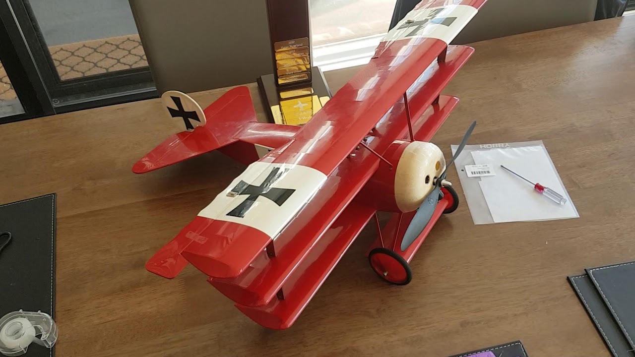 Electrifly Fokker DR-1 resurrection - YouTube