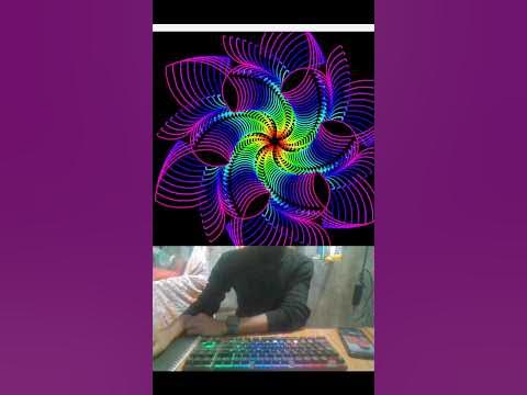 Amazing python design | Python turtle and colorsys | @Pankajofficial-h2t #shorts #shortvideo ...