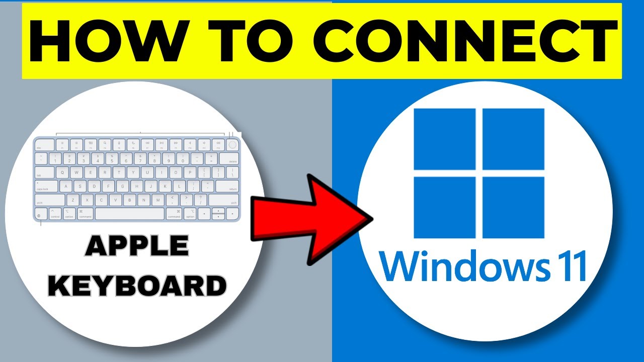 How to Connect Apple Keyboard to Windows 11 – Wired & Bluetooth Setup Guide - YouTube