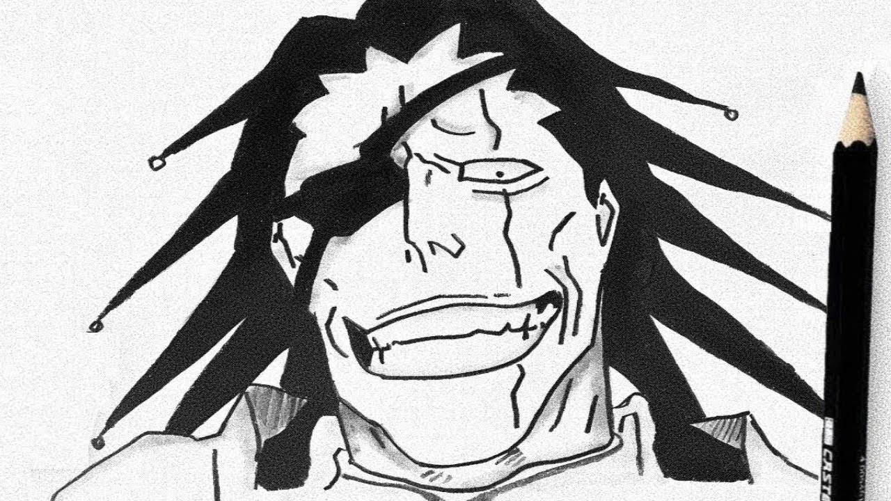 EASY BLEACH DRAWING || How to draw KENPATCHI ZARAKI step by step || How ...