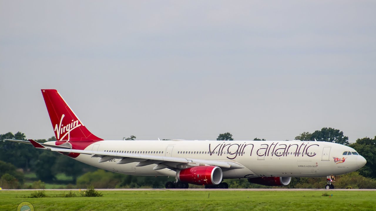 Virgin Atlantic Airbus A330-300 Reg G-VNYC (Uptown Girl) Departs ...