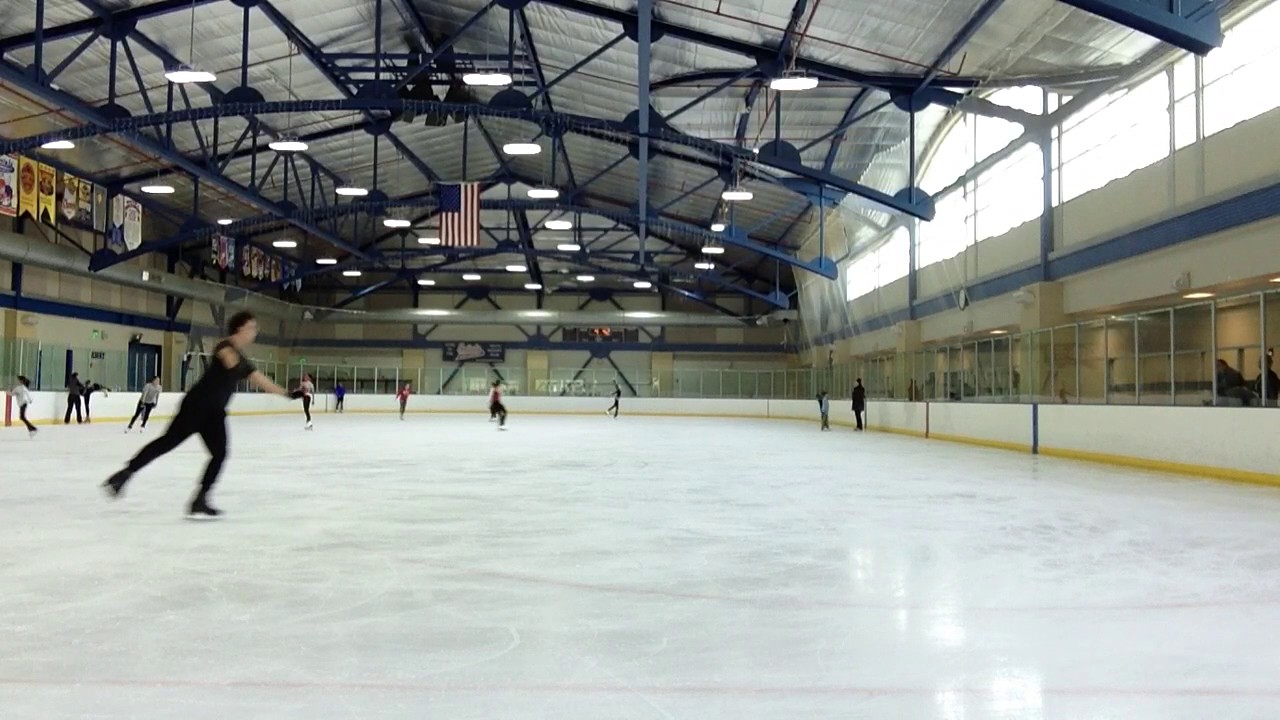 adult figure skating double salchow - YouTube