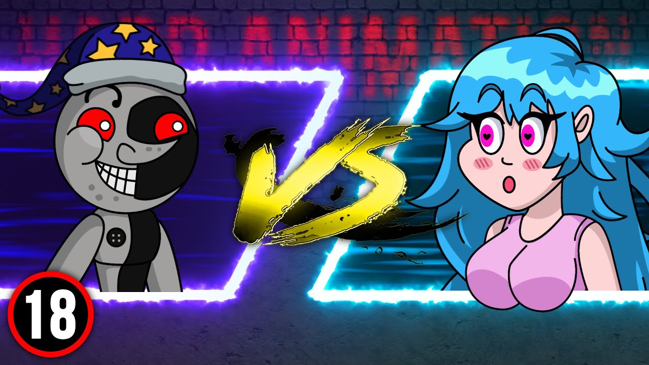 Moon VS Sky // FNAF and FNF Fatality Animation - YouTube