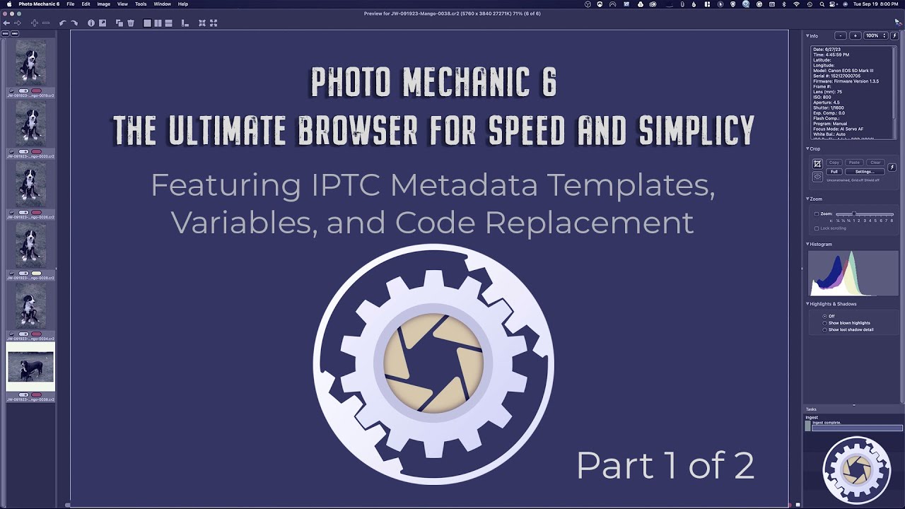 Photo Mechanic 6 Master the Ultimate Browser - YouTube