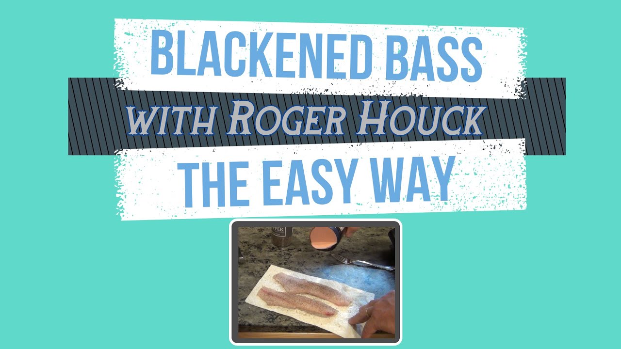 Blackened Bass Easy and Delicious - YouTube