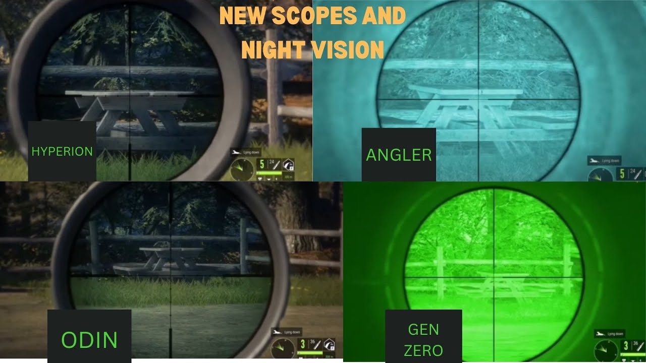 THEHUNTER CALL OF THE WILD NEW UPDATE SCOPES AND CROOSSHAIRS AND NEW ...