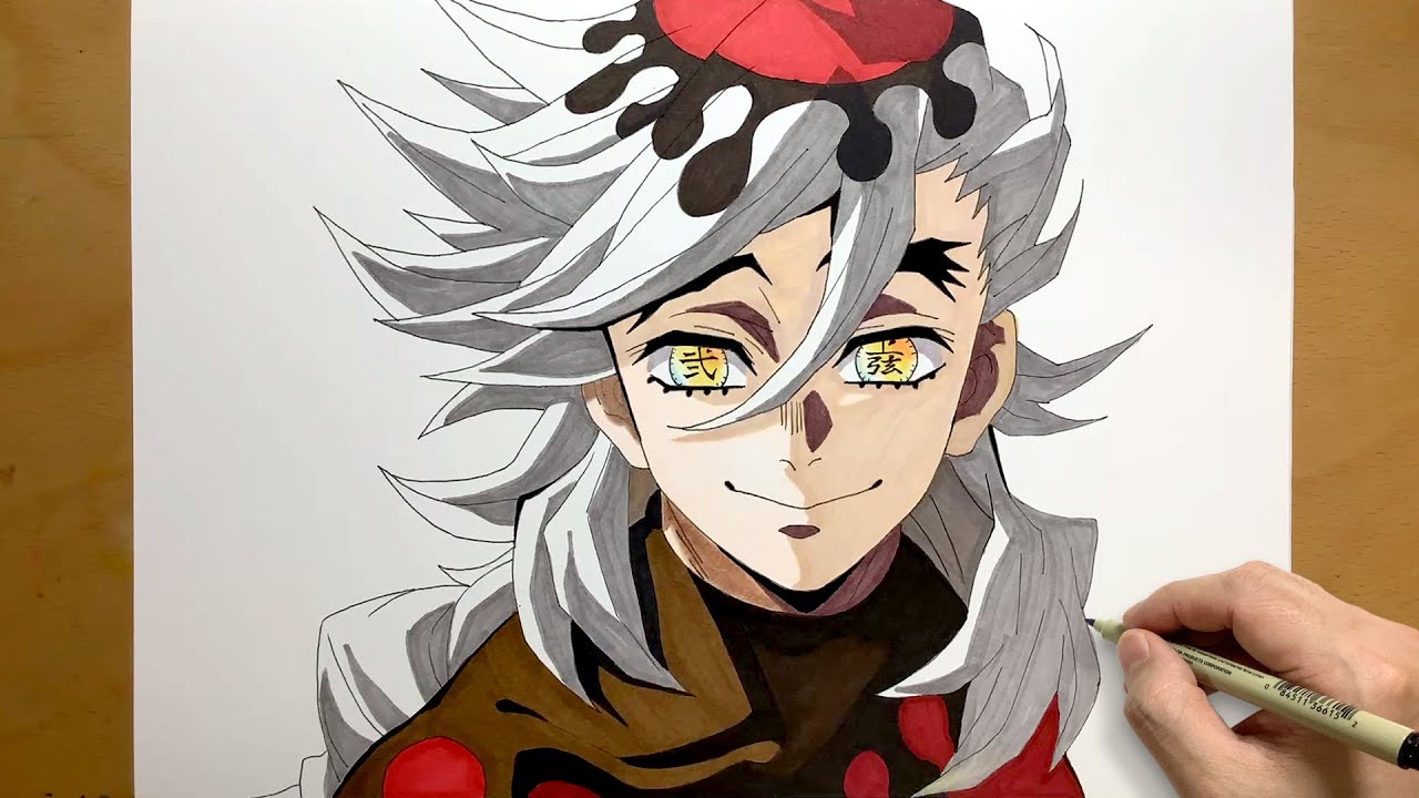 How to draw Douma from Demon Slayer | Kimetsu no Yaiba | step by step ...