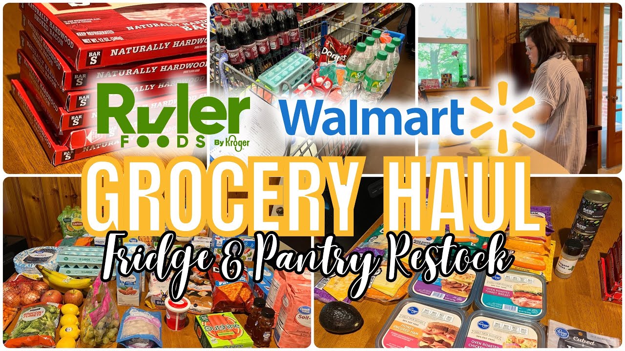 $218 Weekly Grocery Haul || WALMART + RULER FOODS - YouTube