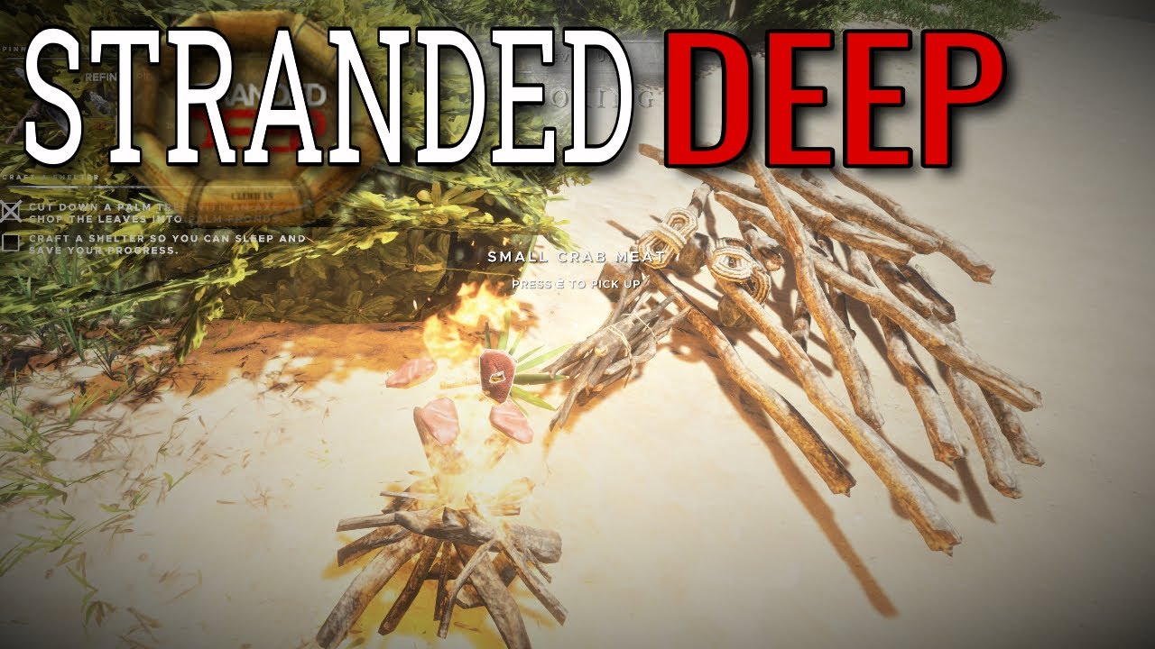 Stranded Deep S1 EP1 | Our first stranded meal - YouTube