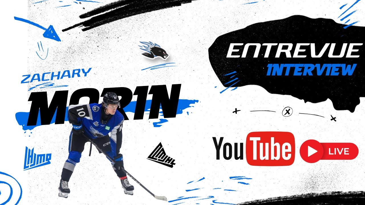 QMJHL Youtube Live | with Zachary Morin (Saint John Sea Dogs) - YouTube