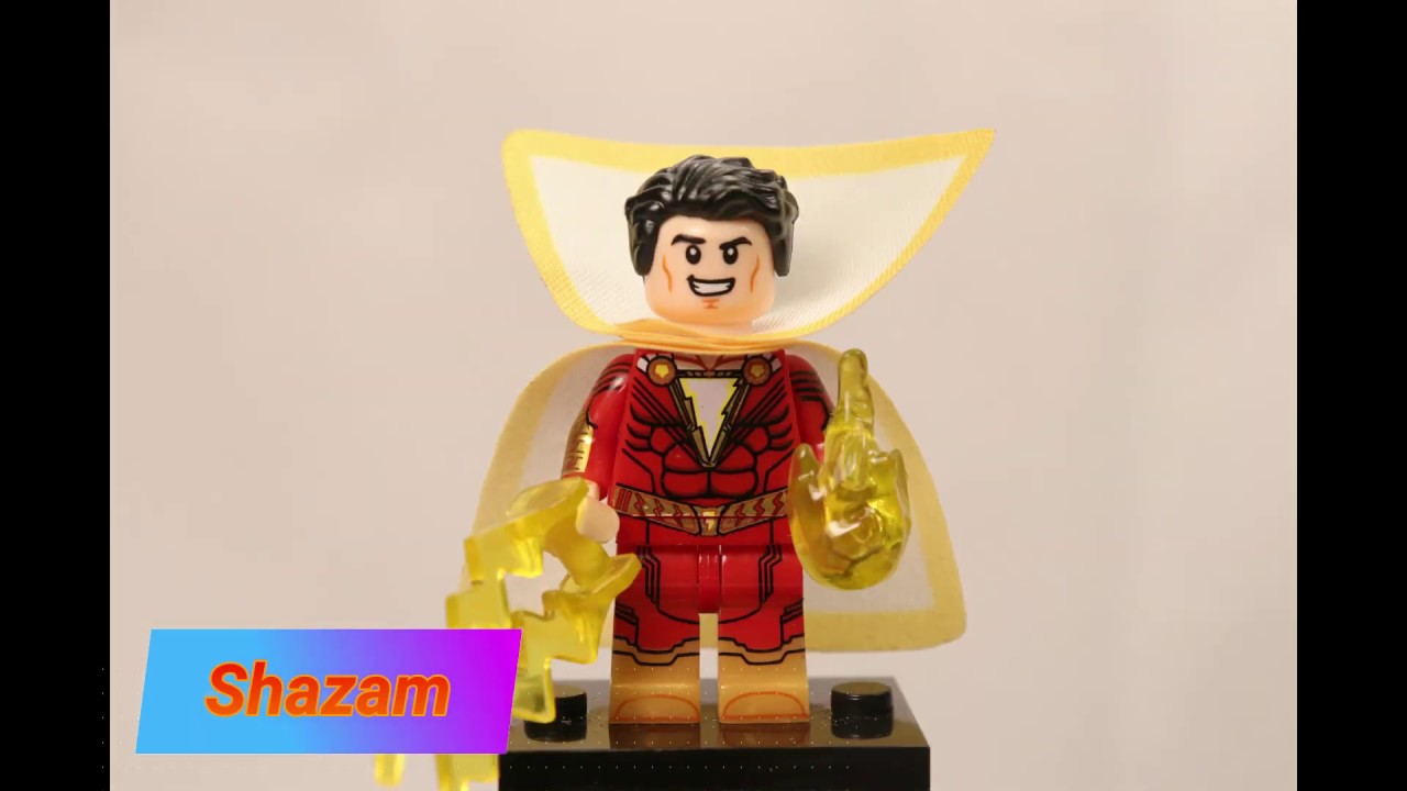 DC Universe lego unofficial set Shazam Family 1 - YouTube