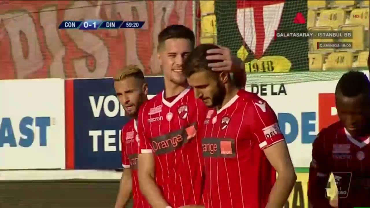 Mattia Montini deschide scorul in partida Concordia - Dinamo - YouTube