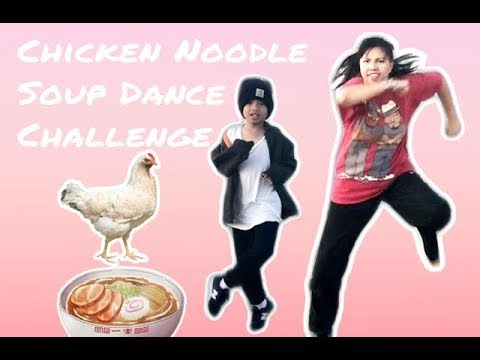 Chicken Noodle Soup Dance Challenge(almost got hit by a car🚗) - YouTube