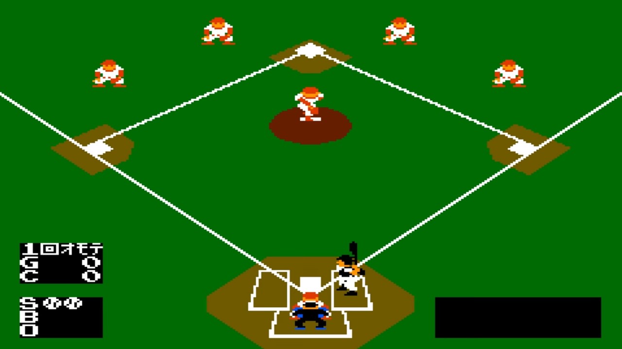 Baseball (Famicom Disk System, 1986) – Full 9-inning Match Session ...