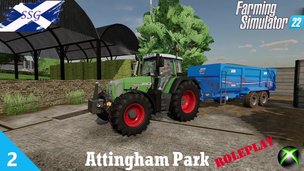 Attingham Park Ep2/Carting Dung/Making Hay/Roleplay Series/Farming ...