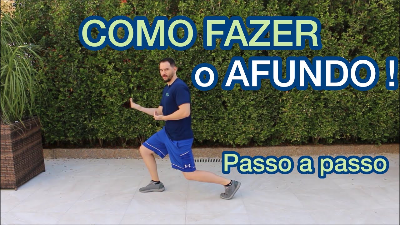 Como fazer o Afundo - passo a passo! - YouTube