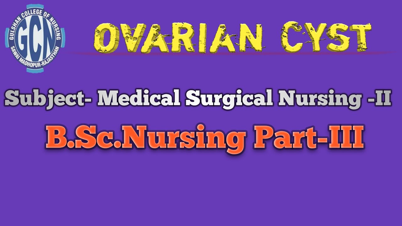 Ovarian Cyst ( Female Reproductive System) - YouTube