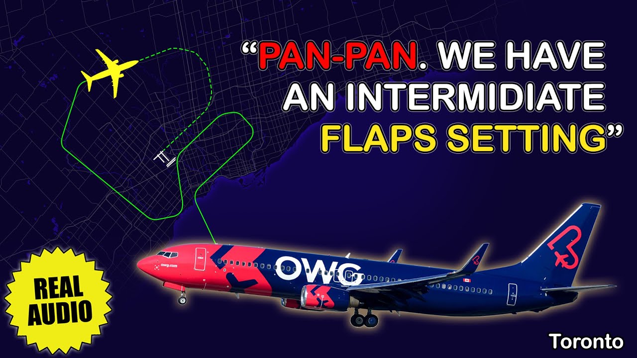 PAN-PAN. Flaps issue on approach. Nolinor Boeing 737-800 has problems ...