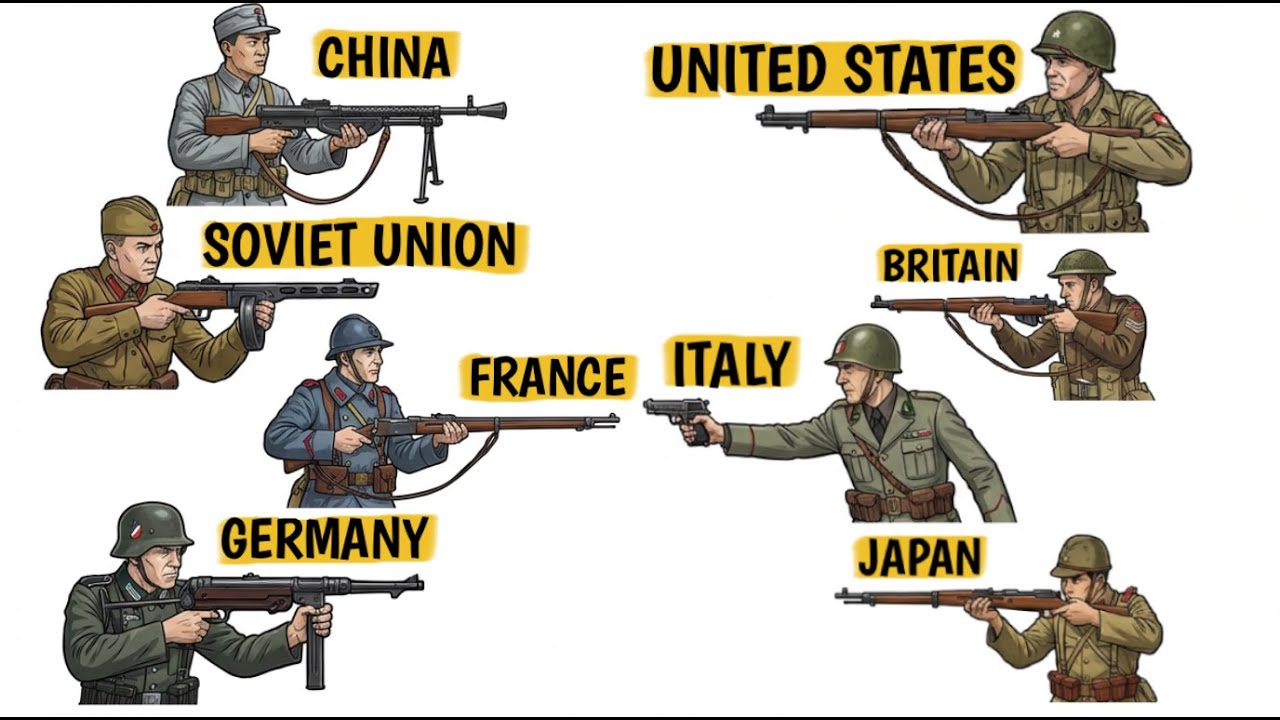 Every WW2 Country's Infantry Loadout RANKED - YouTube