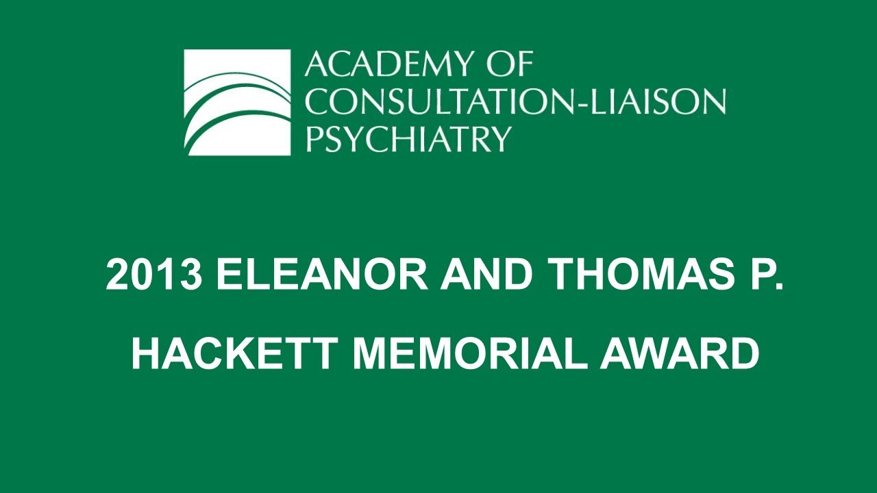 2013 Hackett Award Lecture: James L. Levenson - YouTube