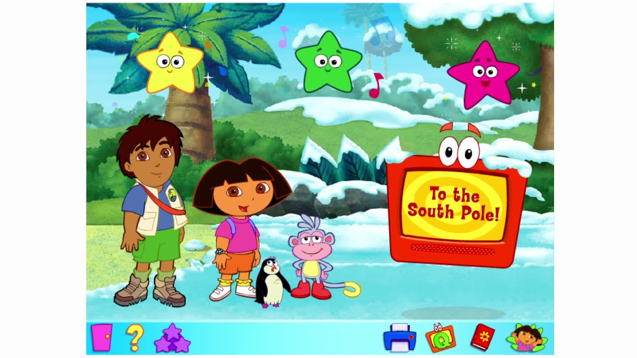 Dora The Explorer Games - To The South Pole - YouTube