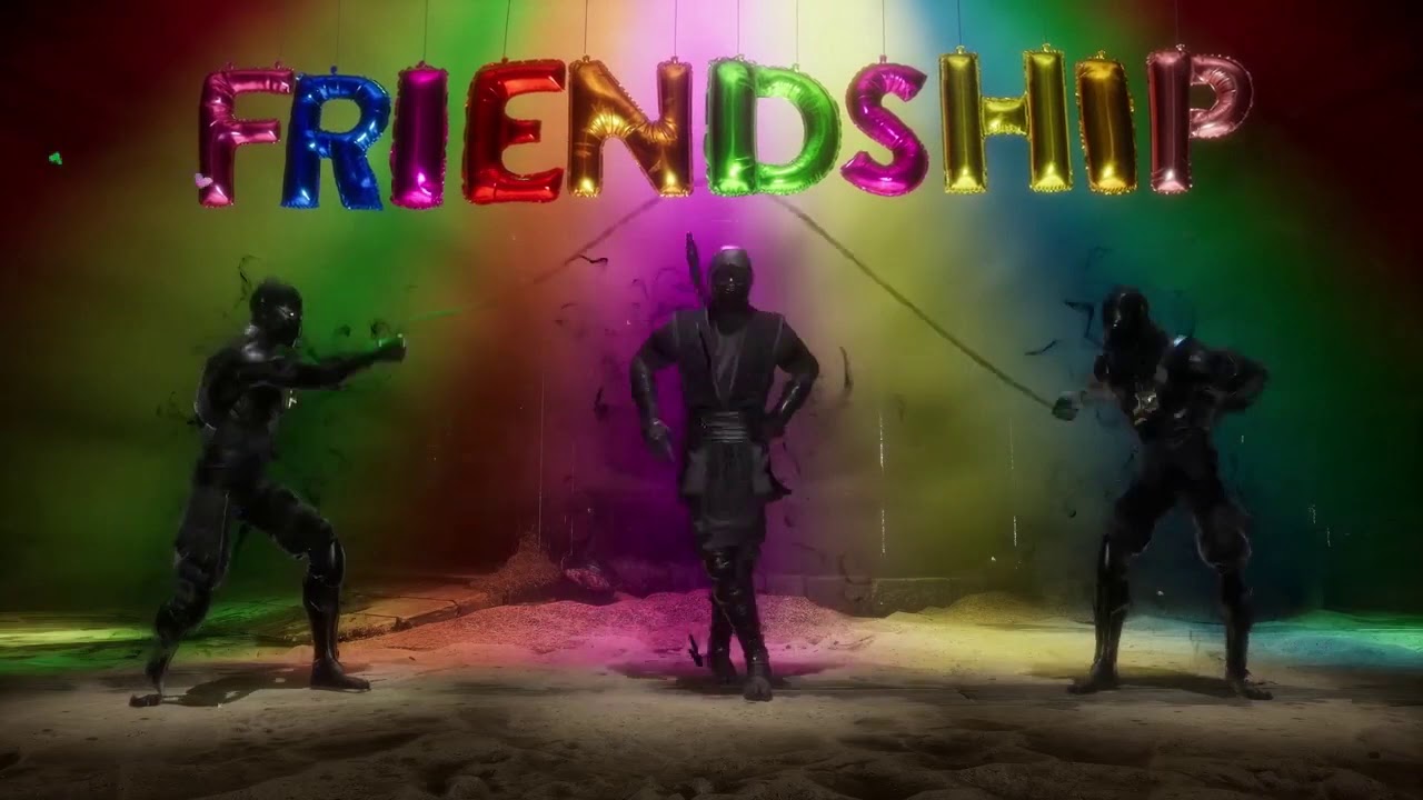 Mk11 New Noob Saibot Friendship Revealed kombat pack 2 - YouTube