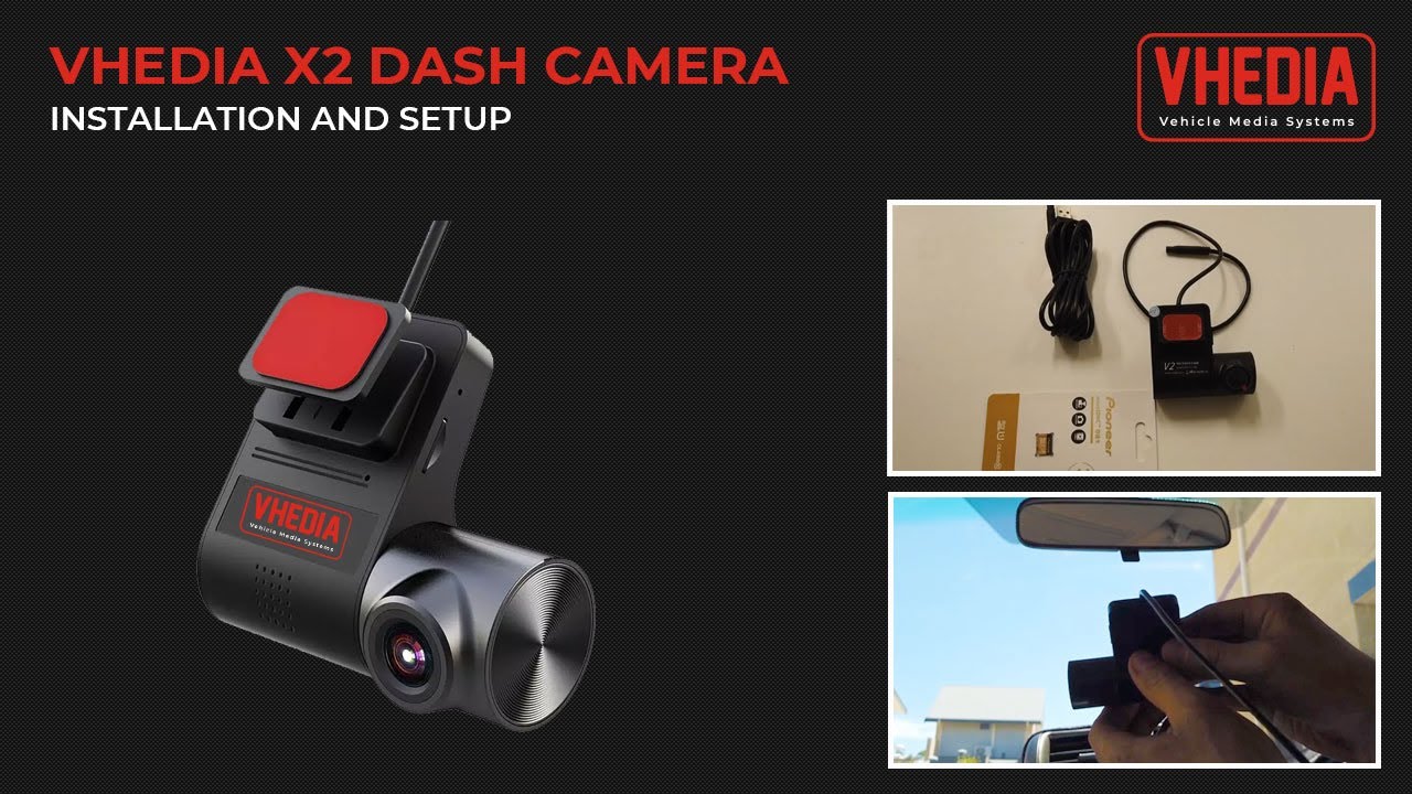 Vhedia X2 Dash Camera - Installation and Setup - YouTube