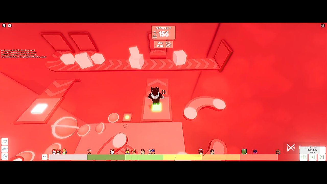 Tower Per Difficulty Chart Obby | All Colors | Roblox - YouTube