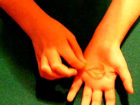 Broken and restored rubber band trick tutorial - YouTube