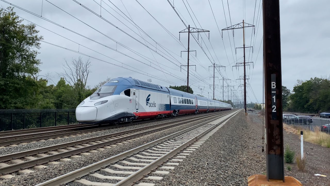 Amtrak Extra Train 844 (New Acela 21 [Avelia Liberty] TS6 Test Train ...