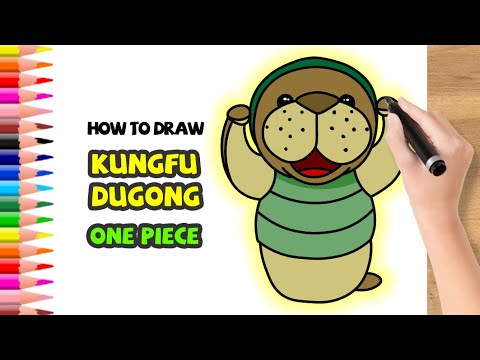 Drawing a KungFu Dugong From One Piece Kawaii Easy Step-by-Step ...