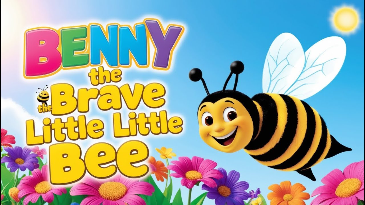 Benny the Brave Little Bee | Nursery rhymes | children music - YouTube
