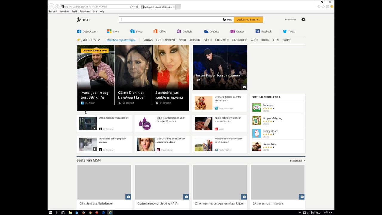 Internet explorer 11 in windows 10 - YouTube
