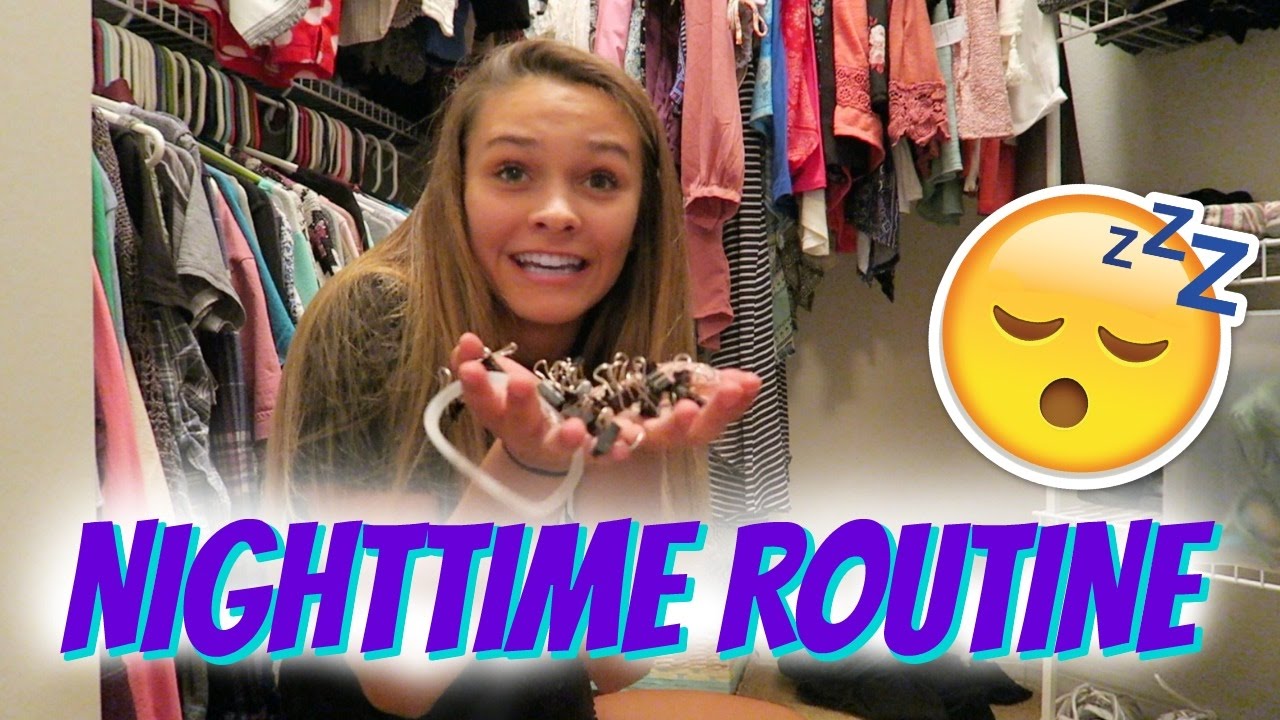 MY NIGHT ROUTINE! - YouTube