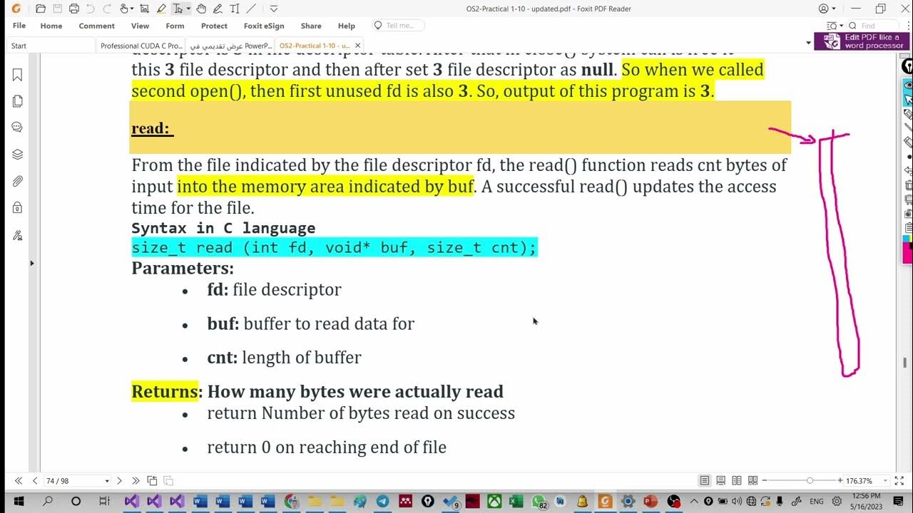 25- File Managment API functions- Read 1 - YouTube