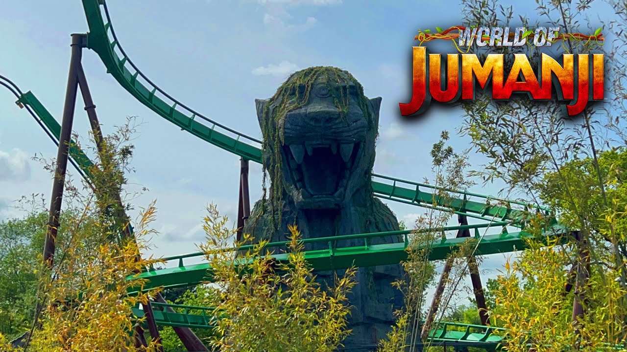 Inside The World Of Jumanji | First Ride on Mandrill Mayhem | Opening ...