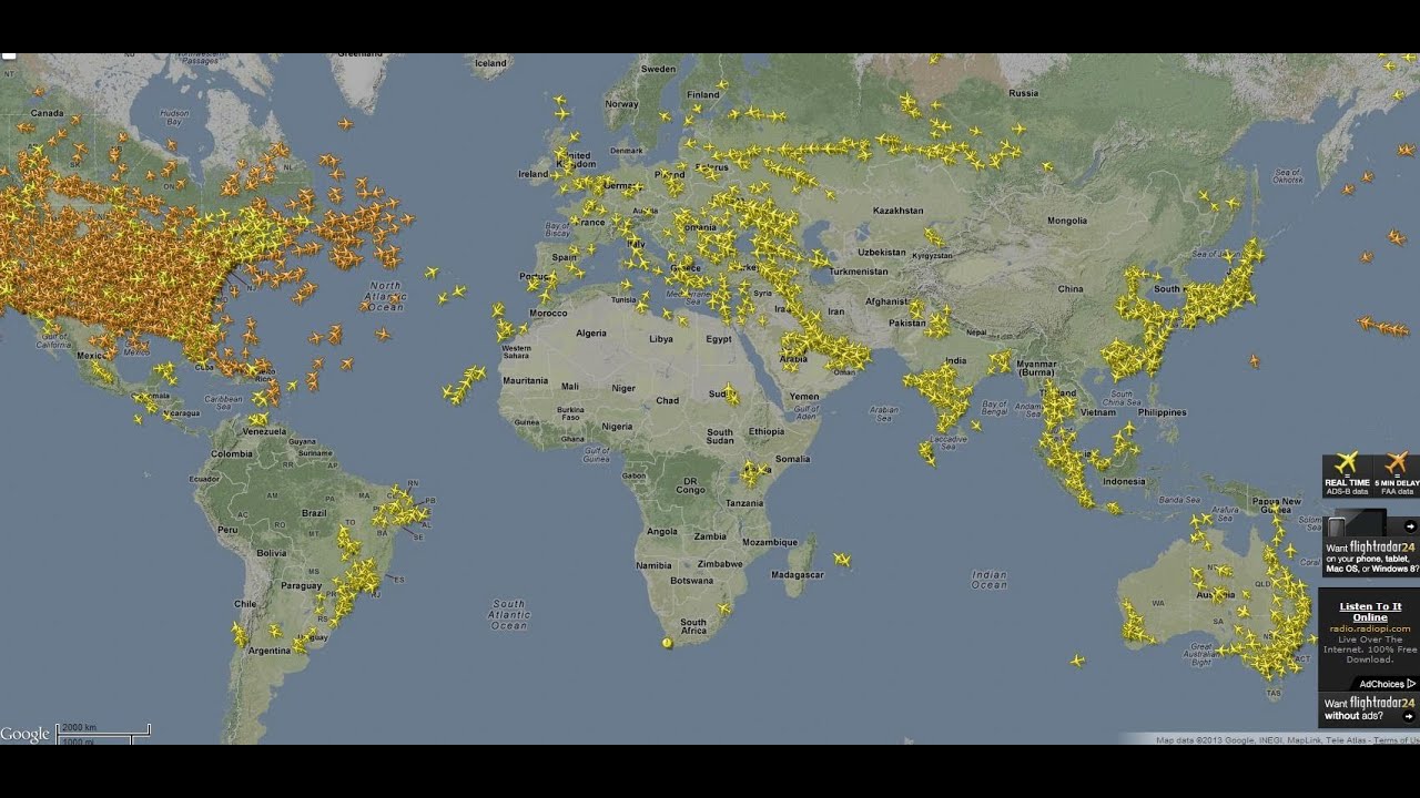 Get A Real Flight Radar On Your Computer !! ® - YouTube