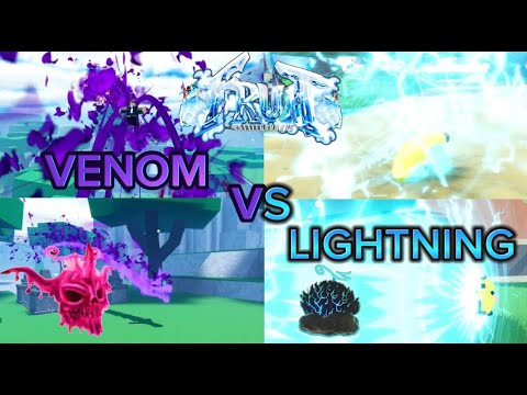 VENOM VS LIGHTNING (Ft. Furious Bowl) FRUIT BATTLEGROUNDS - YouTube